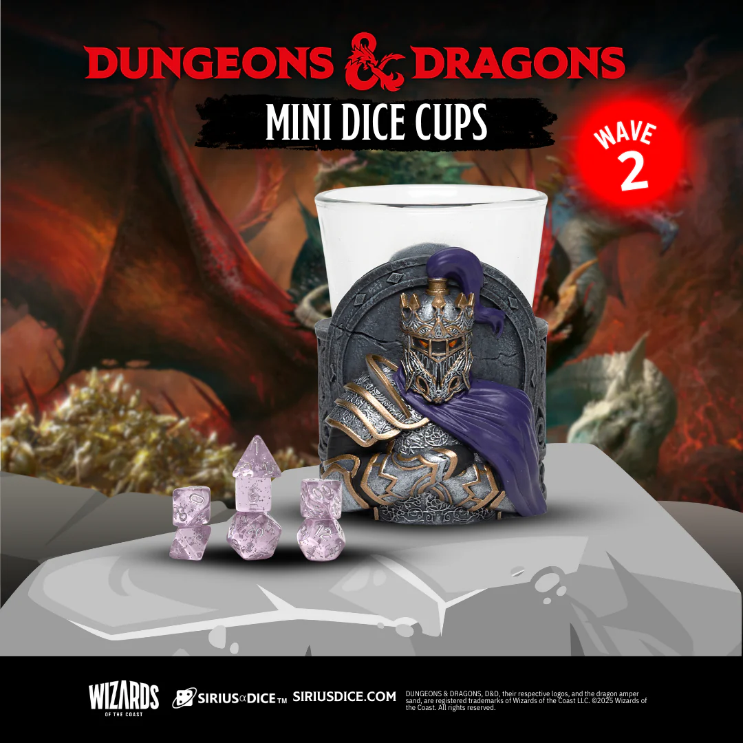 Dungeons & Dragons: Mini Dice Cup Series 2 (PRE-ORDER) – Thirsty Meeples