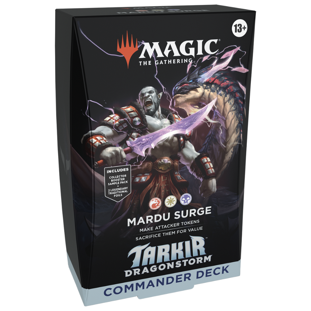 Magic: The Gathering - Tarkir: Dragonstorm Commander Deck (Mardu Surge ...