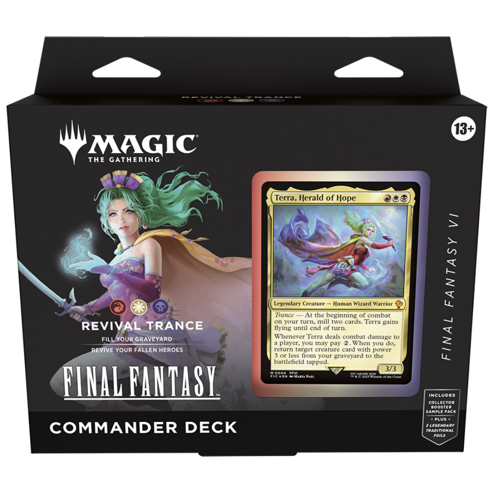 Magic: The Gathering - Final Fantasy Commander Deck (Revival Trance) – Thirsty Meeples