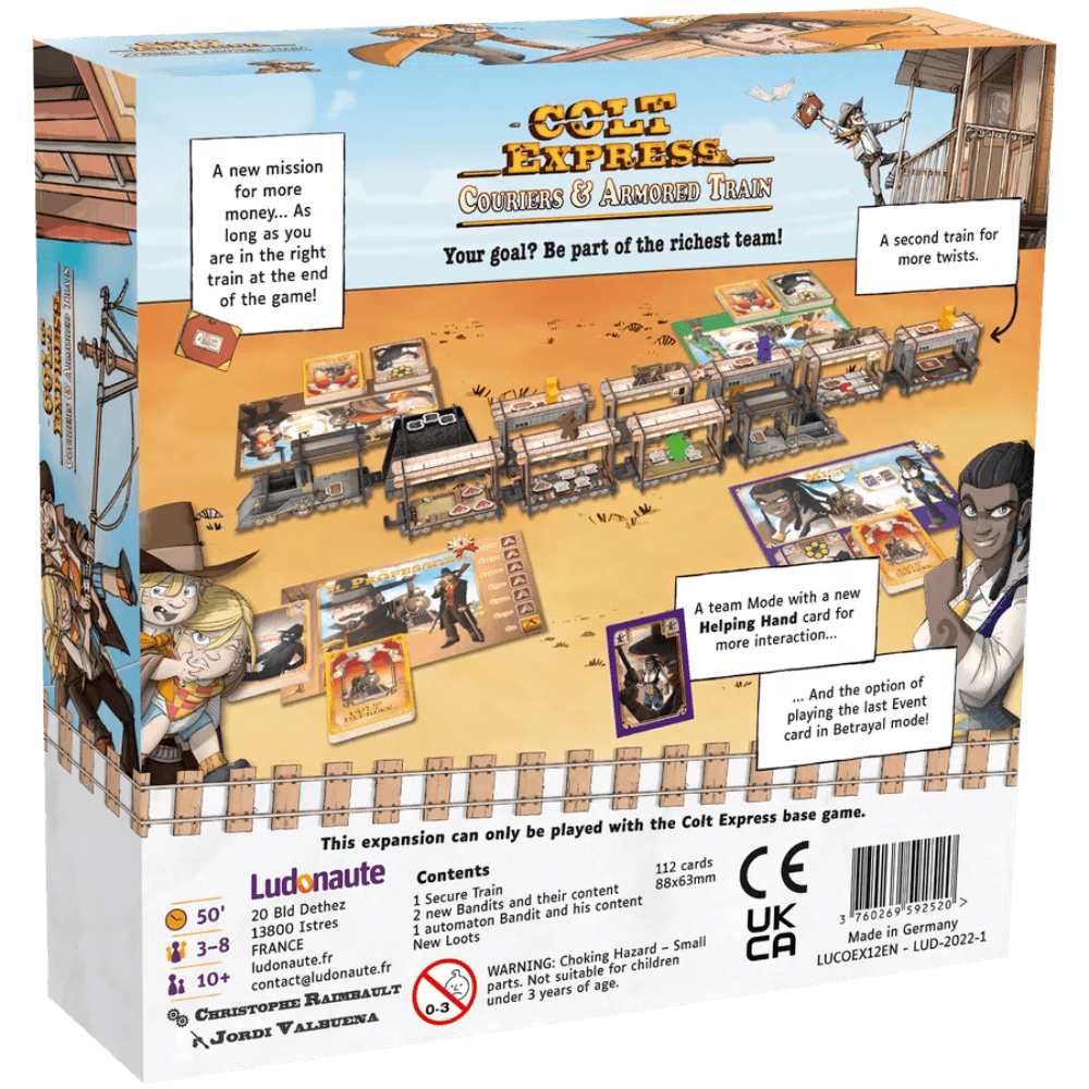 Colt Express: Couriers & Armored Train - Thirsty Meeples